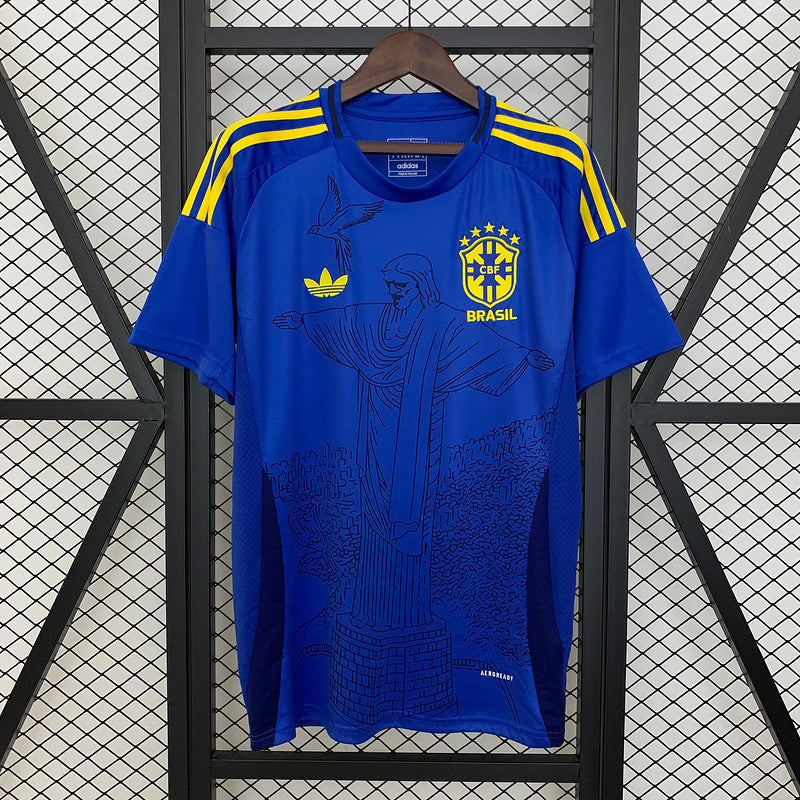BRAZIL BLUE JESUS STATUE KIT – Classic Football Jerseys