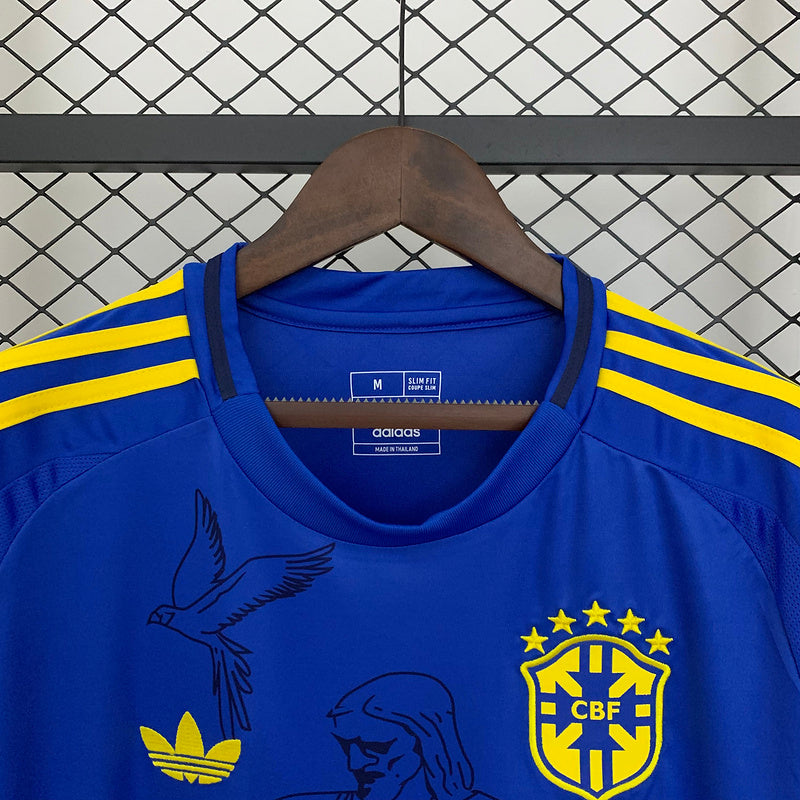 BRAZIL BLUE JESUS STATUE KIT – Classic Football Jerseys